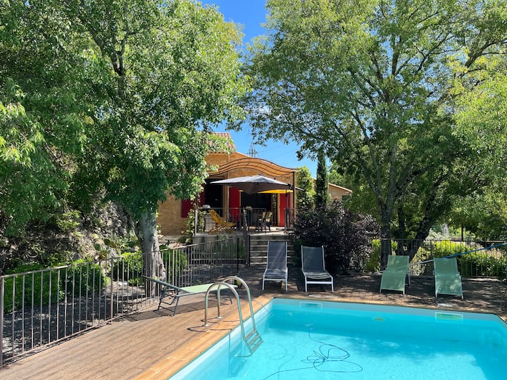 Bergerie Provençale Rénovée 12 Pers. + Piscine - Lorgues