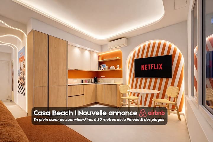 Unique à 30m Des Plages & Pinède à Juan-les-pins - Antibes