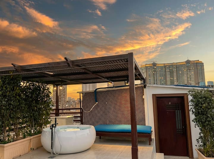Downtown Private Rooftop Studio - Cairo