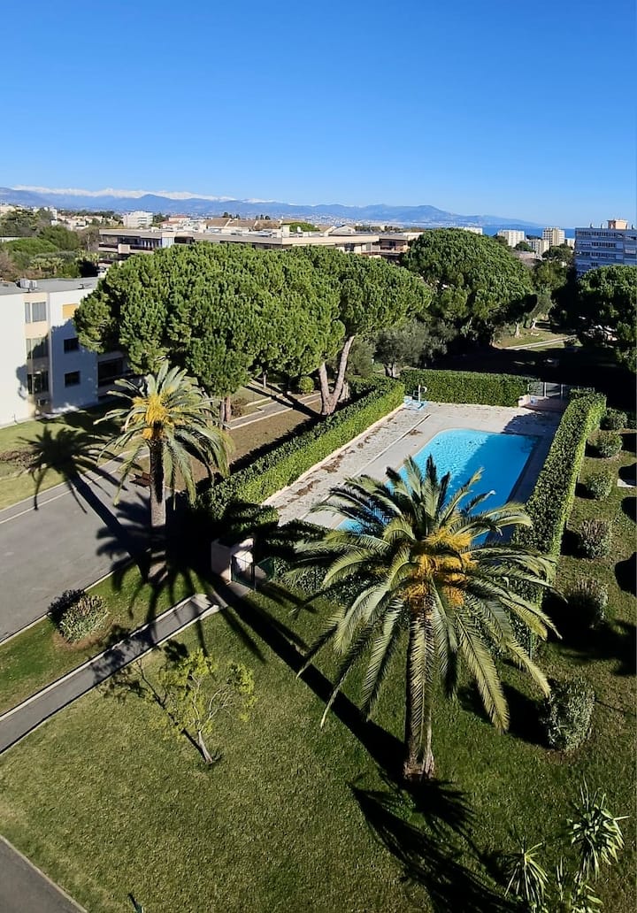 Vue Mer Piscine & Parking : ) @Antibes-juanlespins - Antibes