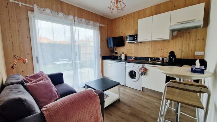 Ecolodge Neuf ( Terrasse & Parking ) - Forêt de Touffou