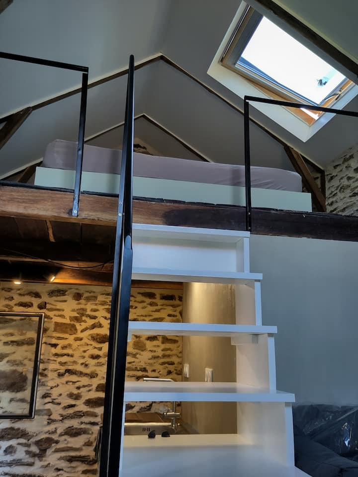 Tiny House Op Terrein Met Panoramisch Uitzicht. - Cantal