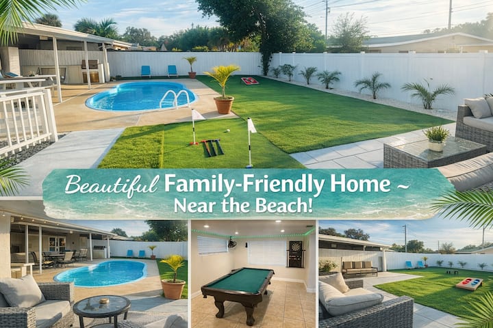 Private Pool Oasis | 4br • Game Room • Mini Golf - Largo, FL