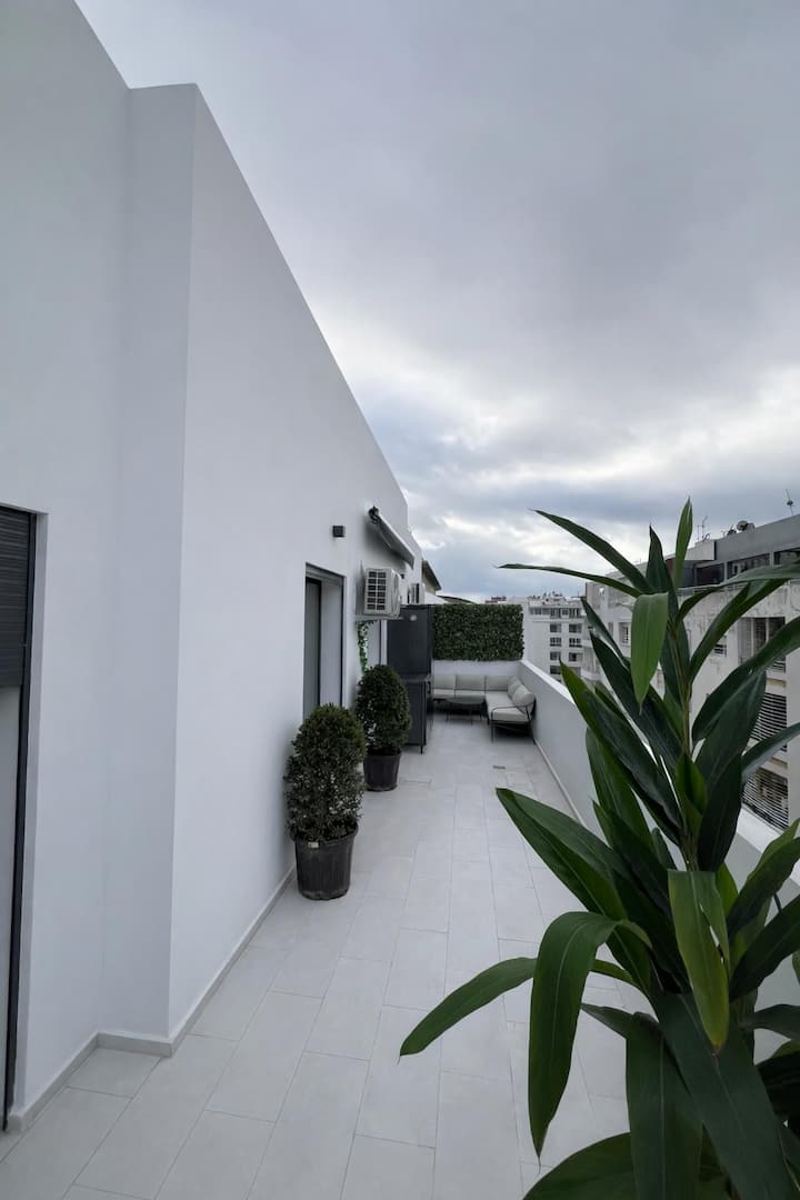 Terrasse Luxe & Calme - Mimosa-5min Gare-iptv Wifi - Kénitra