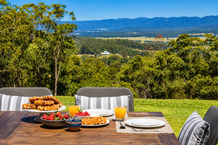 Luxury 4br Retreat - Pool & Views - Hunter Valley - Paxton