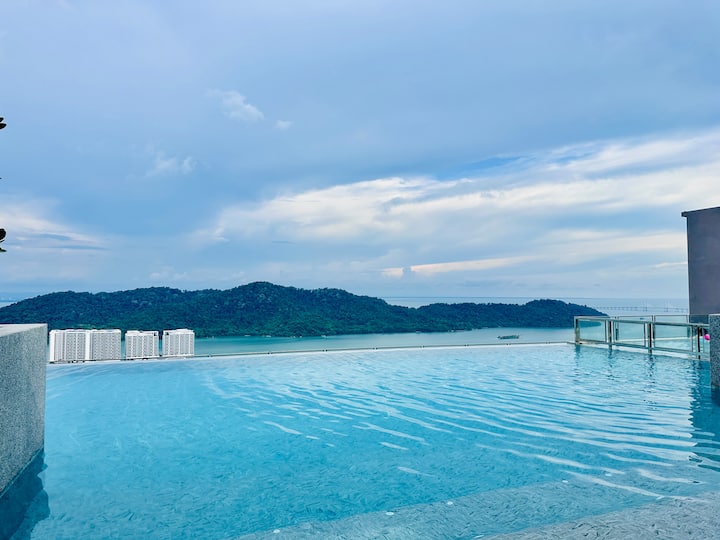 Sea View 2br Luxury Bayan Lepas Usm Airport - Bayan Lepas