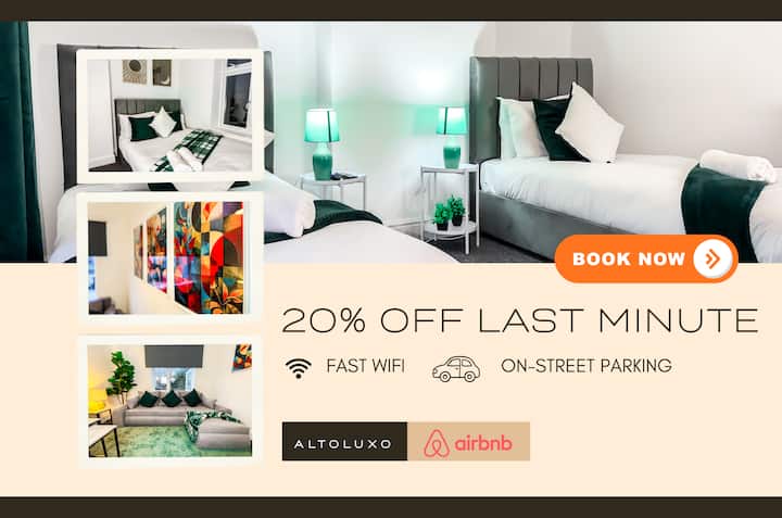 30% Off Monthly|4bd|families|contractors|central - Bristol