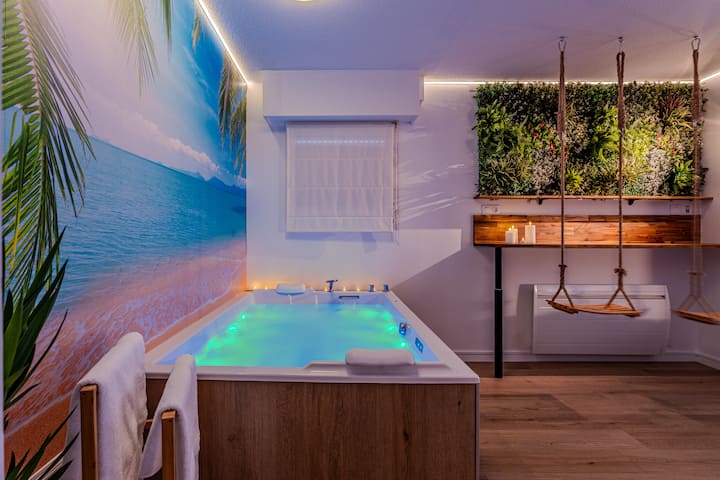 Suite Exotique Balneo Xxl Cinema Love Room - Bordeaux