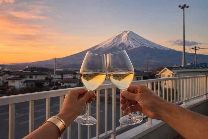 Wake Up To Mt. Fuji｜3br｜8 Guests｜81㎡｜fast Wifi - Lake Kawaguchi