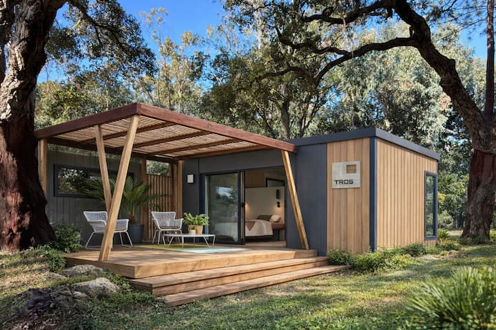 Mobil-home "Riparia" (Vue éTang/accès Mer) - Zonza