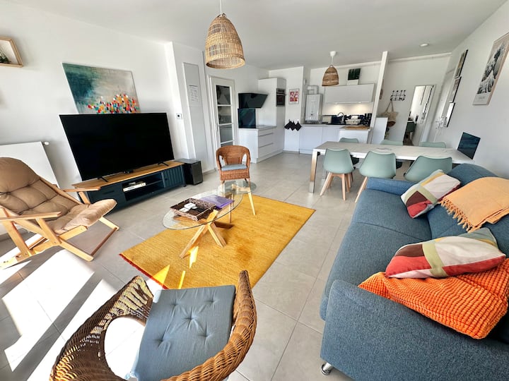 Alizé - Appart 6p Avec Parking à 2 Pas De La Plage - Plage de Berck