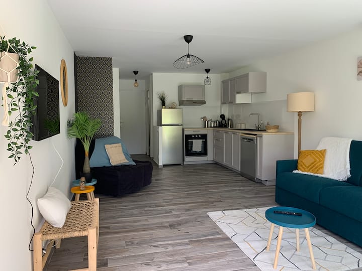 Studio Climatisé à 100 Mètres De La Plage - Le Lavandou