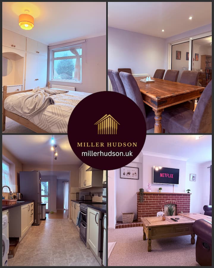 Gatwick Home, Ideal For Long Stays | Free Parking - Redhill