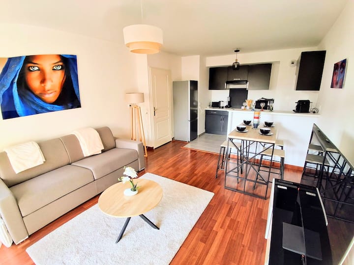 Appartement Avec Balcon & Parking Privé Disney - Montévrain