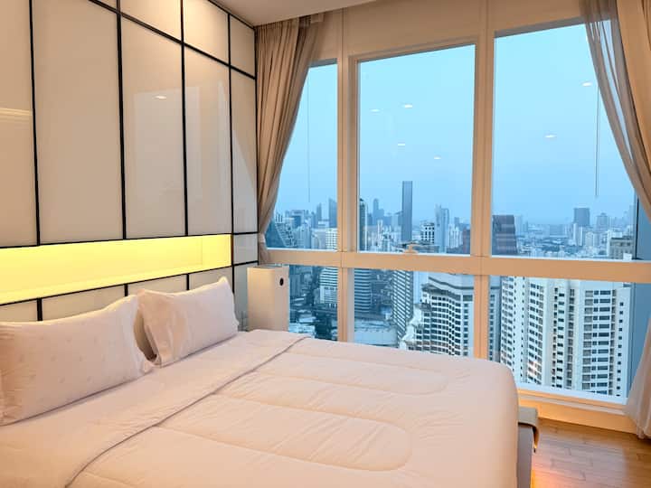 Central 4-pax Suite | Resort Pool & Skyline View - 泰國
