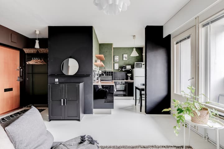 Kiva Yksiö Junaradan Varrella+autopaikka - Espoo