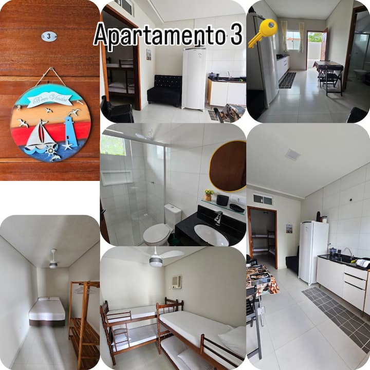 Apartamento 3 (Pousada Tô Na Praia) - Guaratuba