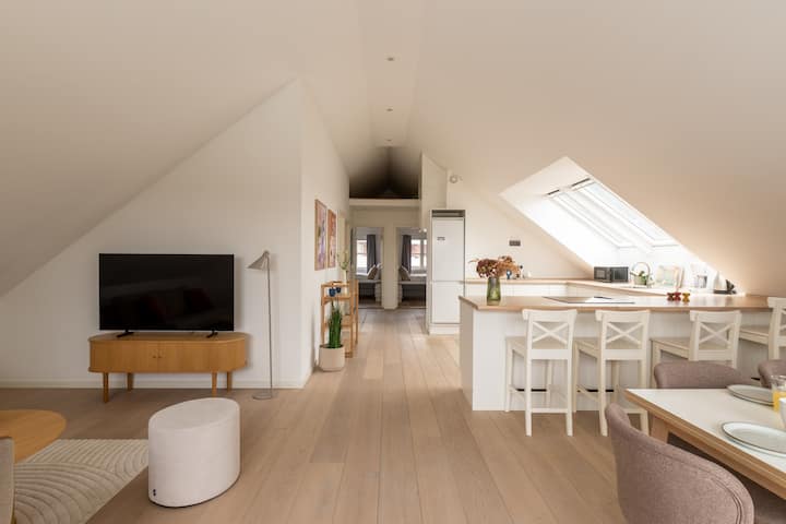 Sunlit Loft Apartment In Valby W/ Parking For 8 - Copenhaguen