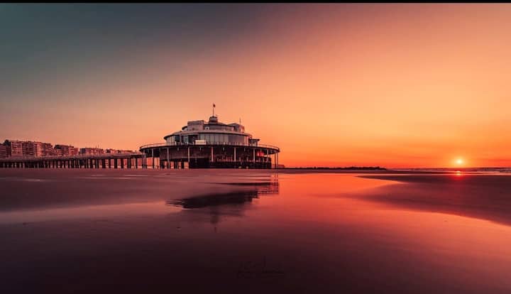 Zonnig Familie Appartementje Aan Zee, Strand, Tram - Blankenberge