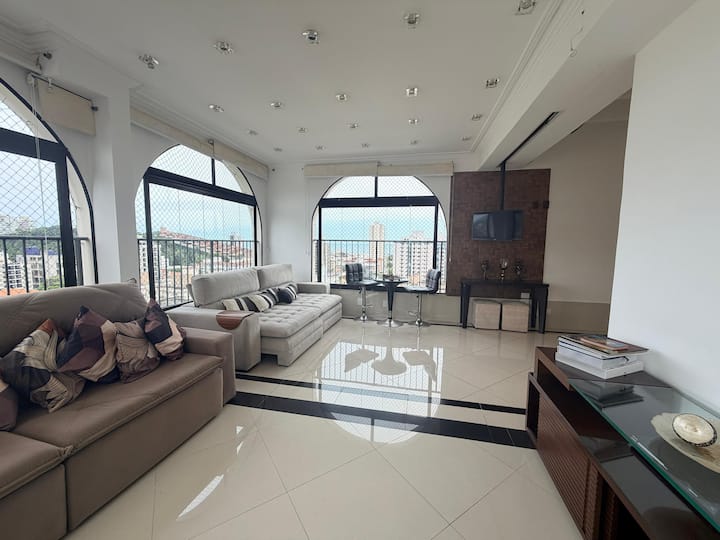 Apartamento Cobertura 3/4 Com áRea Externa. - Guarujá