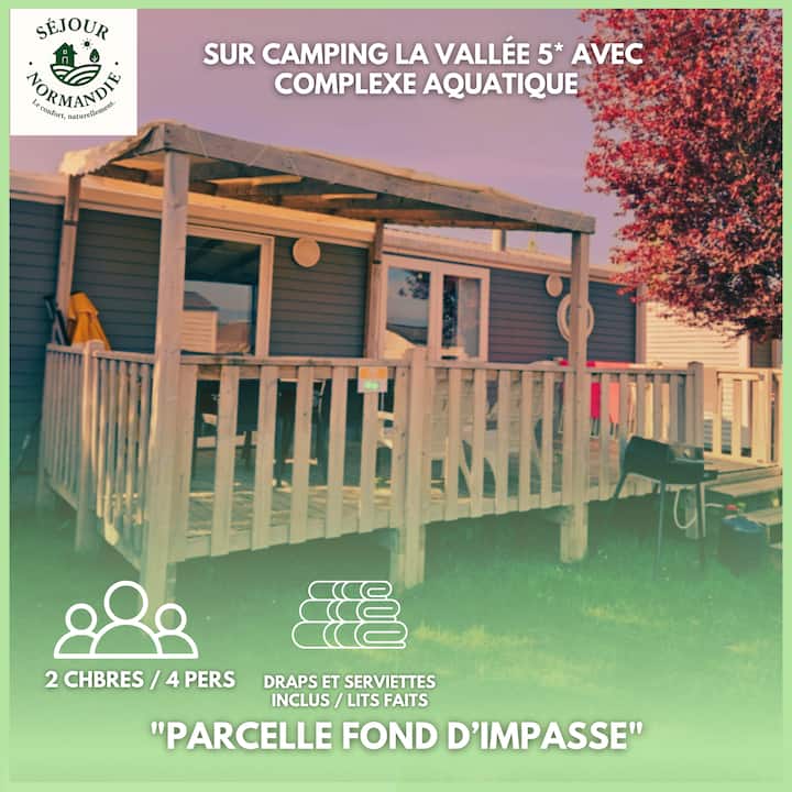 Houlgate Camping 5* Mh Cosy 2 Chbres 4 Pers - Houlgate