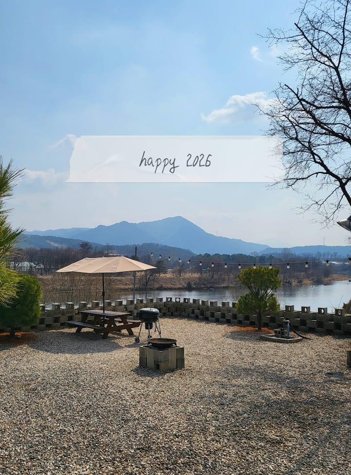 경치좋은 휴가용주택 독채 캠핑 주말농장 애견가능 촌캉스 바베큐 불멍 물멍 - South Korea