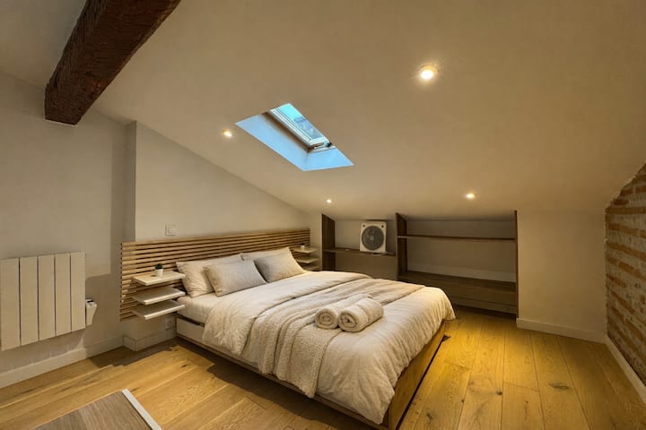 Cocon Mansardé - Velux & Clim – Hyper Centre - Toulouse