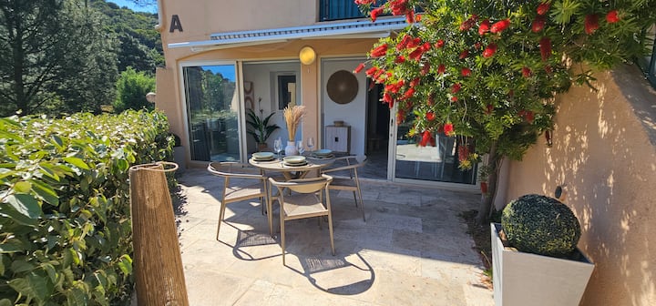 Appart 2 Ch, Clim, Parking, Wifi, Piscine Terrasse - Cavalaire-sur-Mer
