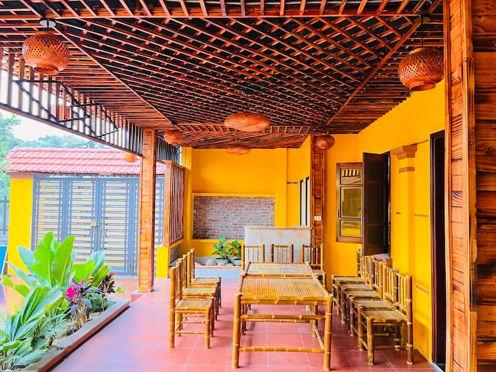 Riverside 3br Villa•2km Center•near Tam Cốc - 남딘