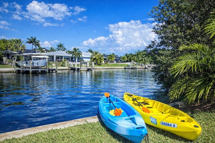 Waterfront + Gulf Access | Dock + Bikes + Kayaks - Punta Gorda, FL