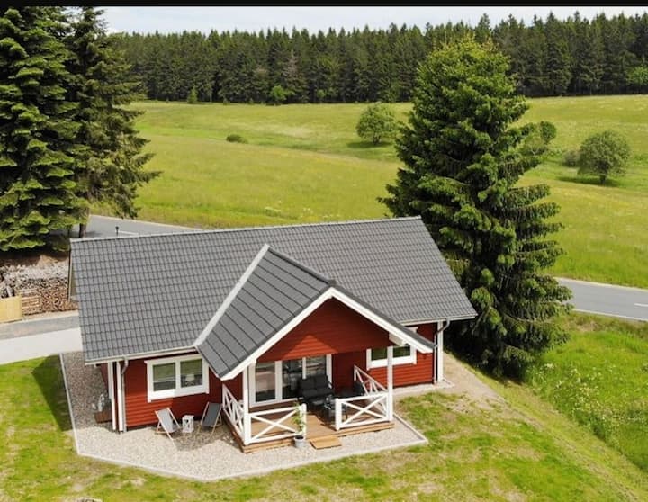 Ferienhaus Lina Thüringer Wald Holzhaus Rennsteig - Neuhaus am Rennweg