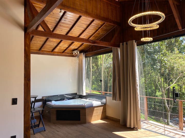 Cabana/chalé Dream Garden: Refúgio Romântico. - Nova Friburgo