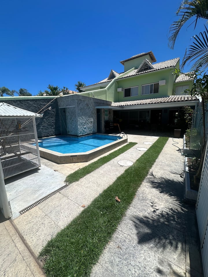 Casa Triplex Com Piscina E 5 Suítes. - Recreio dos Bandeirantes