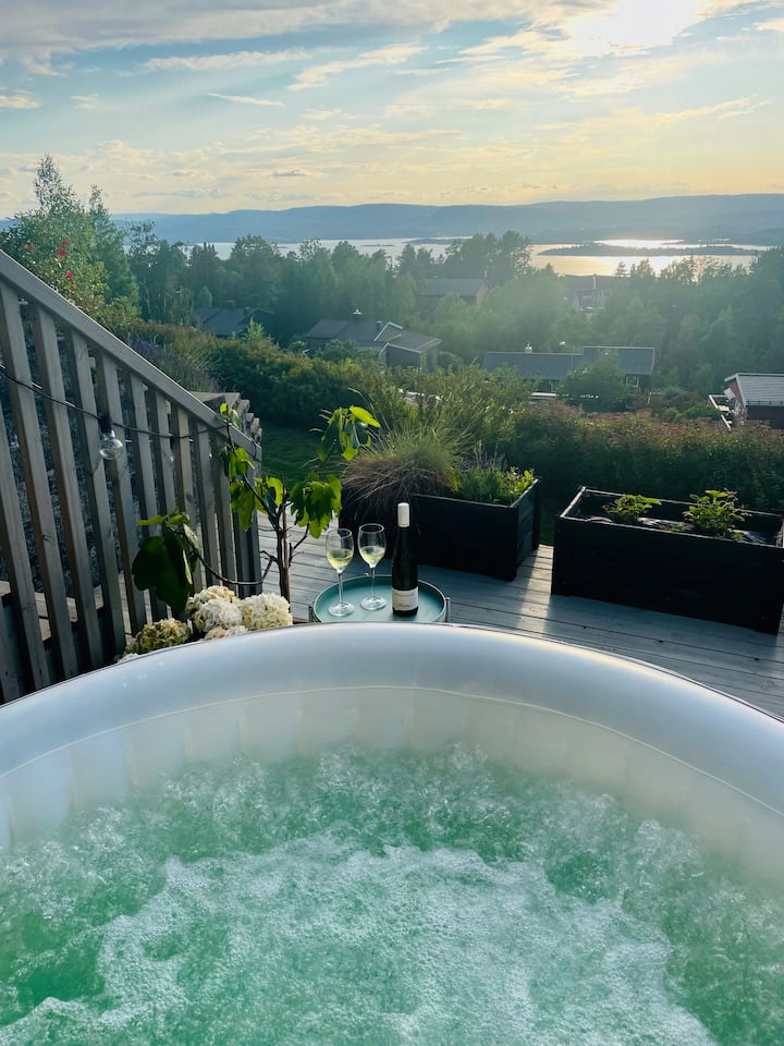 Solrik Villa Med Spektakulær Utsikt Og Basseng - Oslo