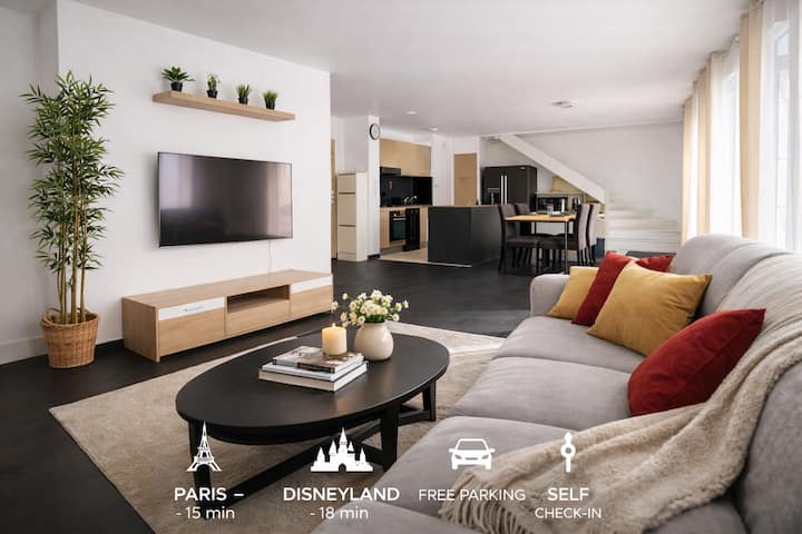 Duplex 9 Pers • Parking X2 • Idéal Disney / Paris - Marne-la-Vallée