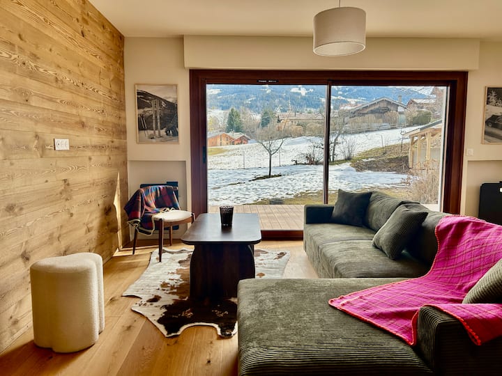 Appartement 4 Chambres, Jardin Et Vue Mont-blanc - Combloux