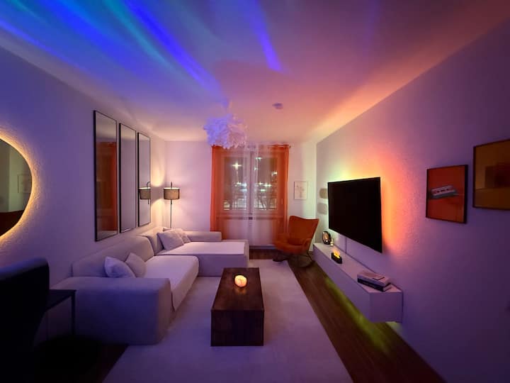 Modernes Apartment Mit Gemütlicher Atmosphäre - Mannheim