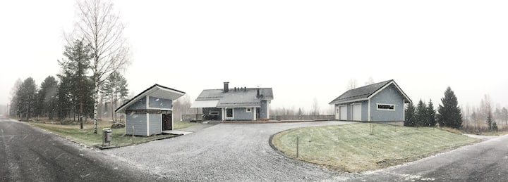 Varusteltu Omakotitalo Arkeen Ja Vapaa-aikaan - Leppävirta