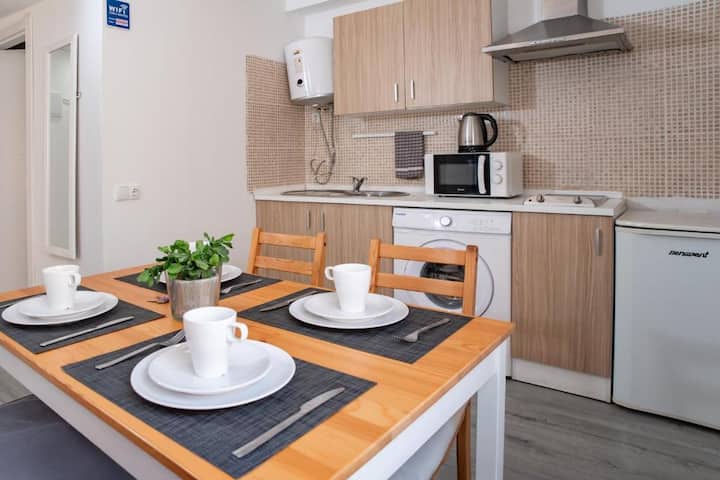 Soleil Résidence – 1 Min De La Plage | Clim | 45m2 - Lloret de Mar