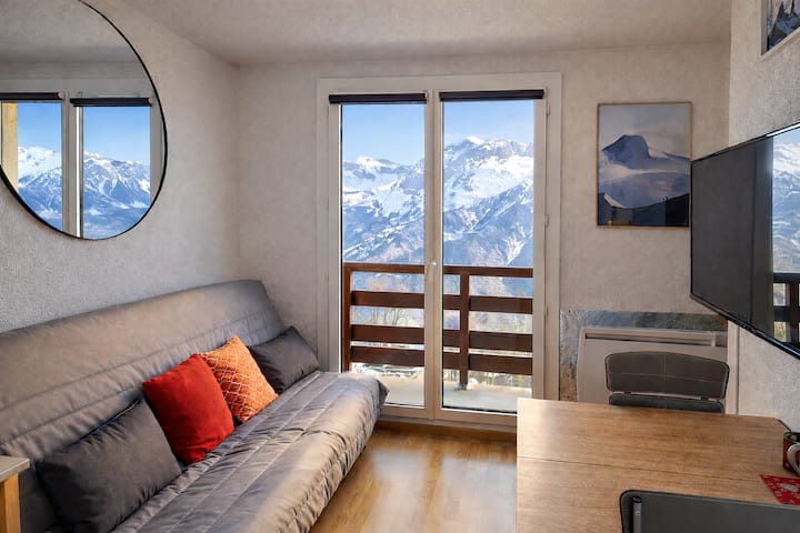 Studio Cosy Avec Vue Panoramique Sur Les Sommets - Ailefroide
