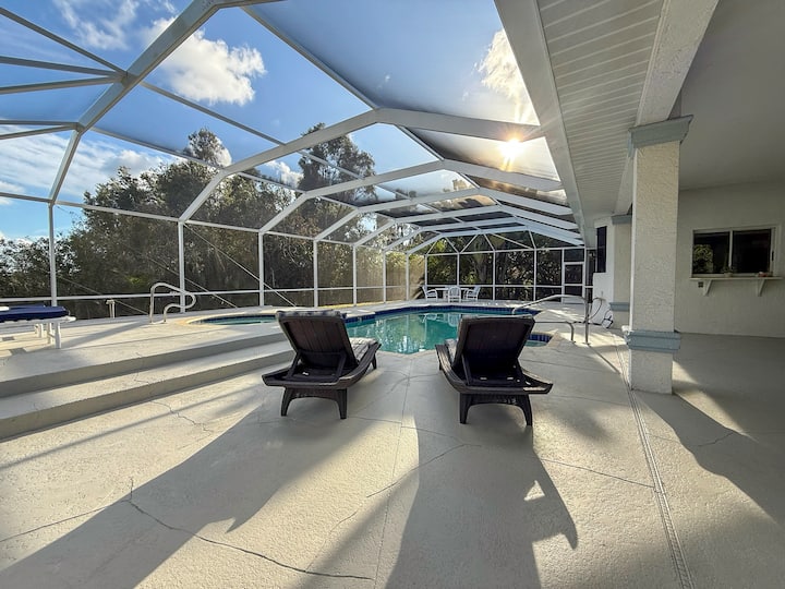 Amazing Estate On Nature Preserve Close To It All - Lehigh Acres, FL