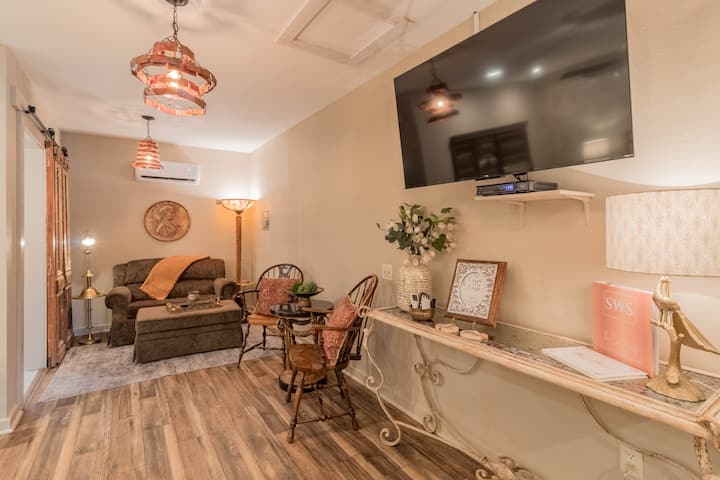 The Bank Vault | Casita Stay At Downright Comfort - Comfort, TX