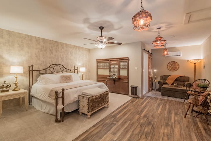 The Bank Vault | Casita Stay At Downright Comfort - Comfort, TX