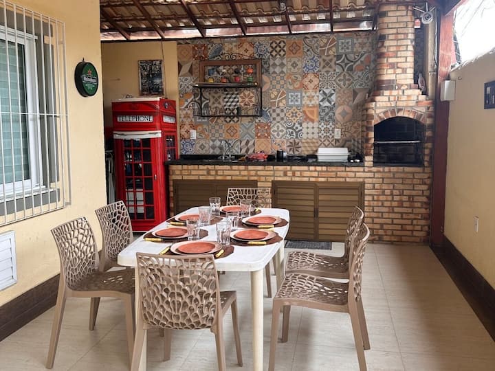 Casa Completa Próx Praia Da Tartaruga C/ Ar Cond - Rio das Ostras