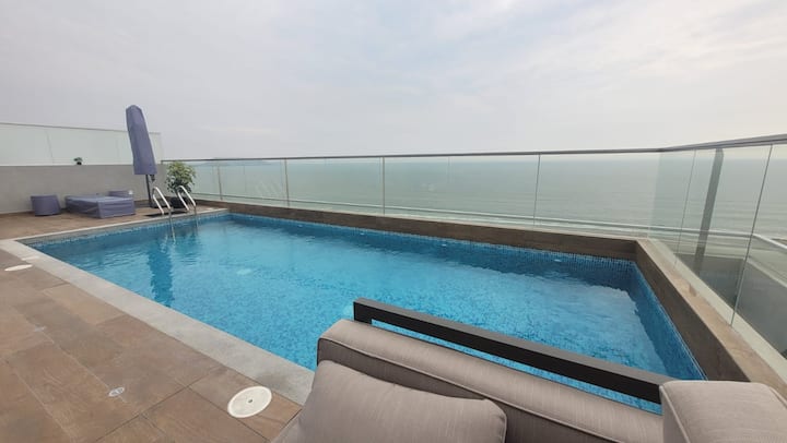 Acogedor Dpto. Estreno Con Vista Al Mar En Azotea - Aéroport de Lima Jorge Chavez (LIM)