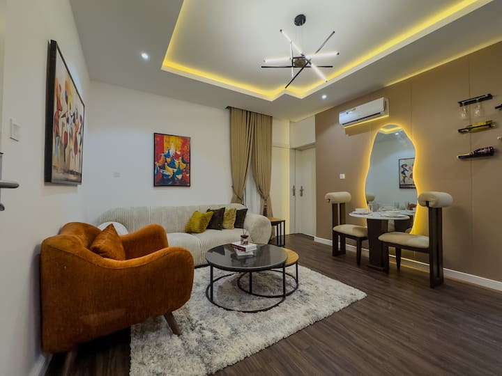Stylish 1-bedroom Apartment Near Everything - Lagos