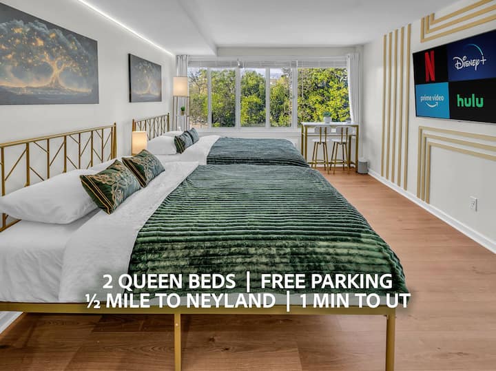 New! At Ut In Fort Sanders| 2 Q Beds| Free Parking - Knoxville, TN