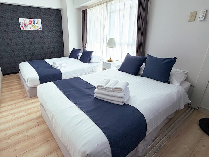 Bd61 Roomy 54㎡ 2bedroom | Projector | Max 6 Guests - 広島県