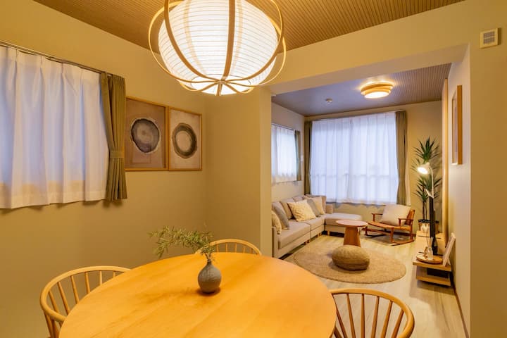 大濠公園・天神徒歩圏内！3フロア貸切！赤坂駅から徒歩11分！貸切142㎡/4つの寝室/最大12人 - Japon