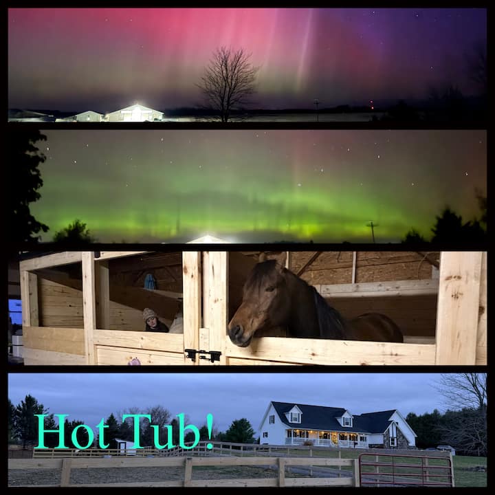 Northern Lights And Equestrian Getaway - Michigan